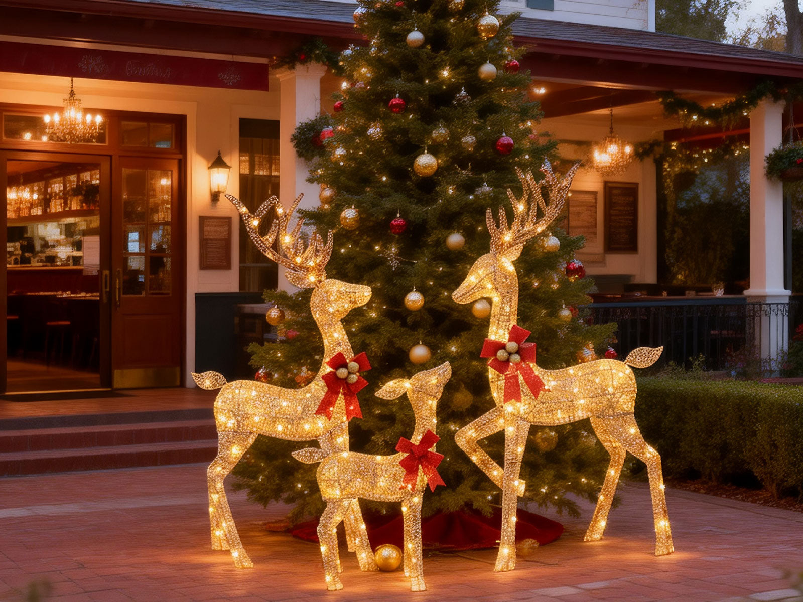 Bulk Manufacturing for Consistent Outdoor Lighted Reindeer | HOYECHI ...