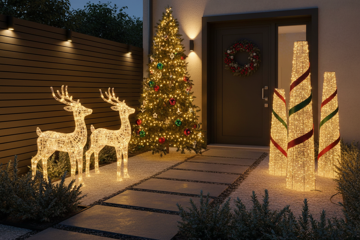 Pop-Up Christmas Decorations for Small Yards Guide – HOYECHI Official Store